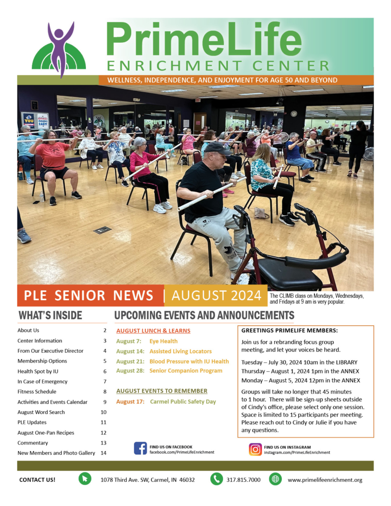 Newsletter – PrimeLife Enrichment
