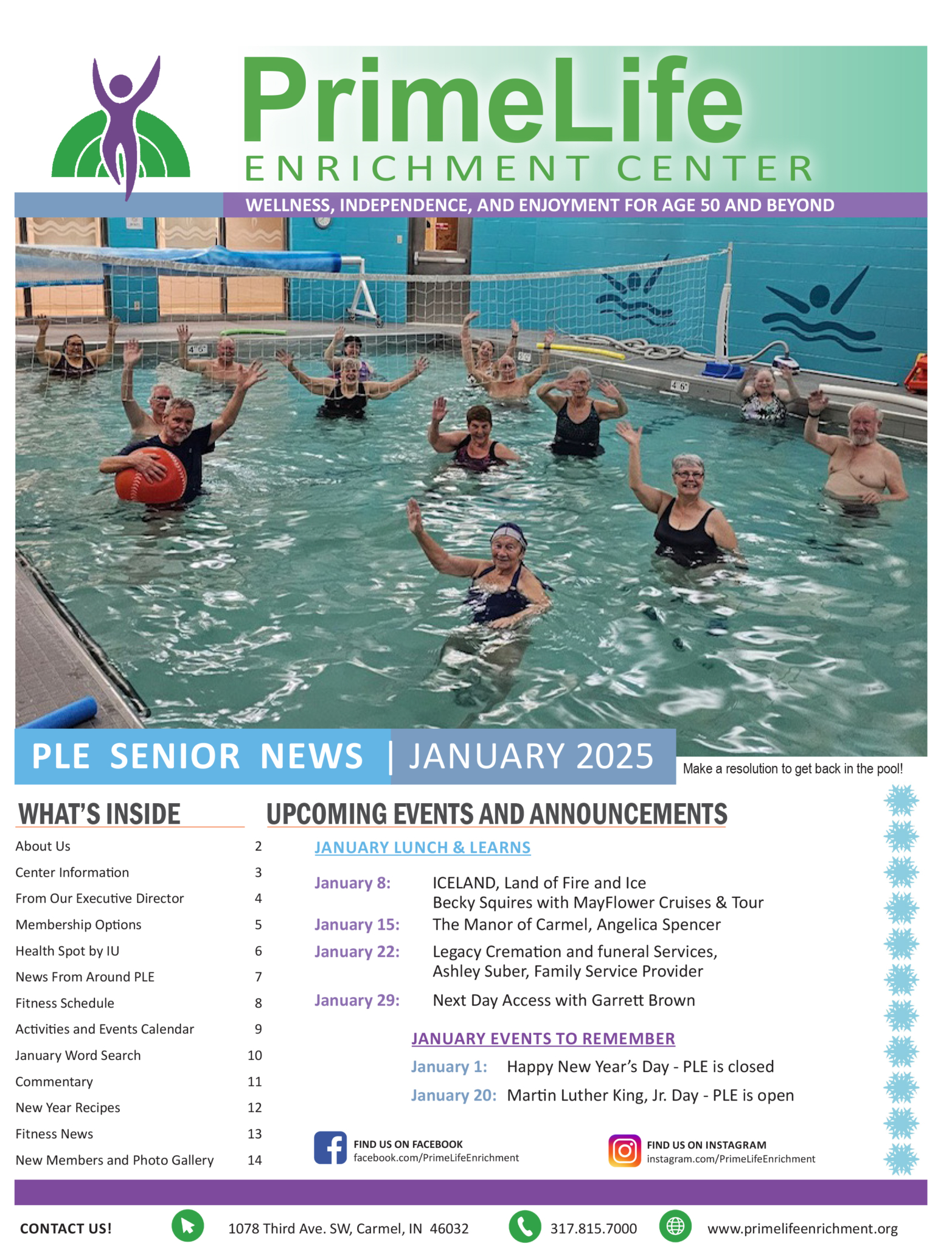 Newsletter – PrimeLife Enrichment