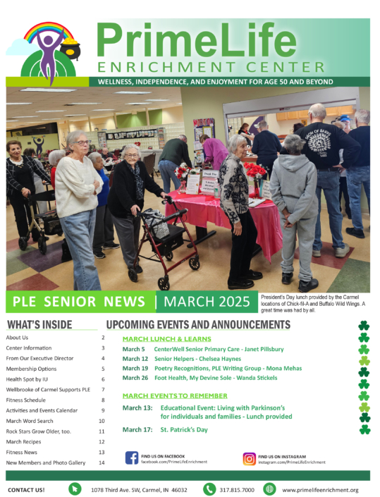 Newsletter – PrimeLife Enrichment