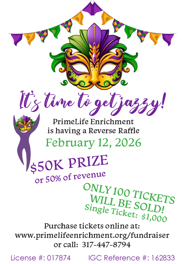 Reverse Raffle Home – PrimeLife Enrichment